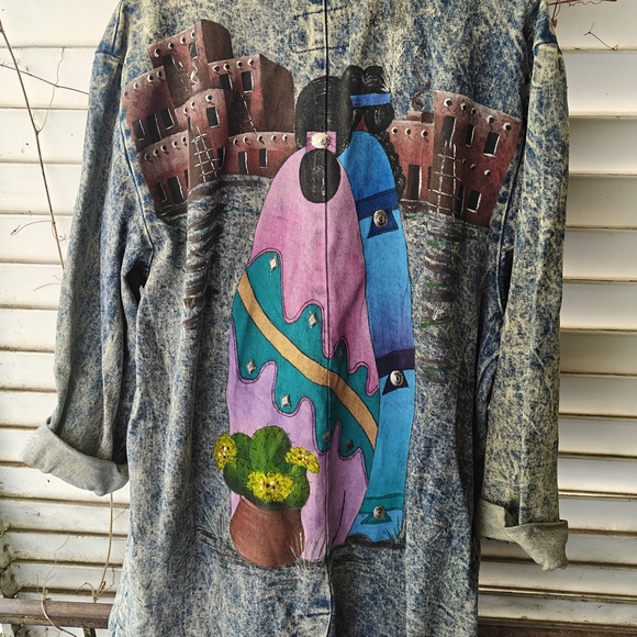 Sundance | Jackets & Coats | Vintage Sundance Native Denim Duster ...